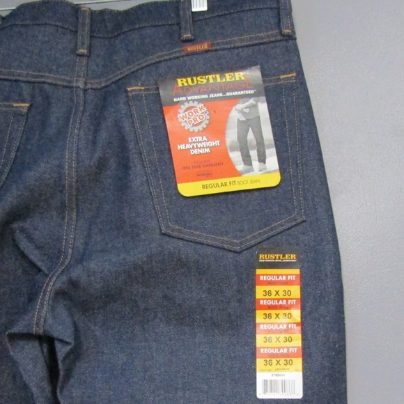 Rustler | Jeans | New Rustler Advantage Work Pro Heavy Denim Jeans ...